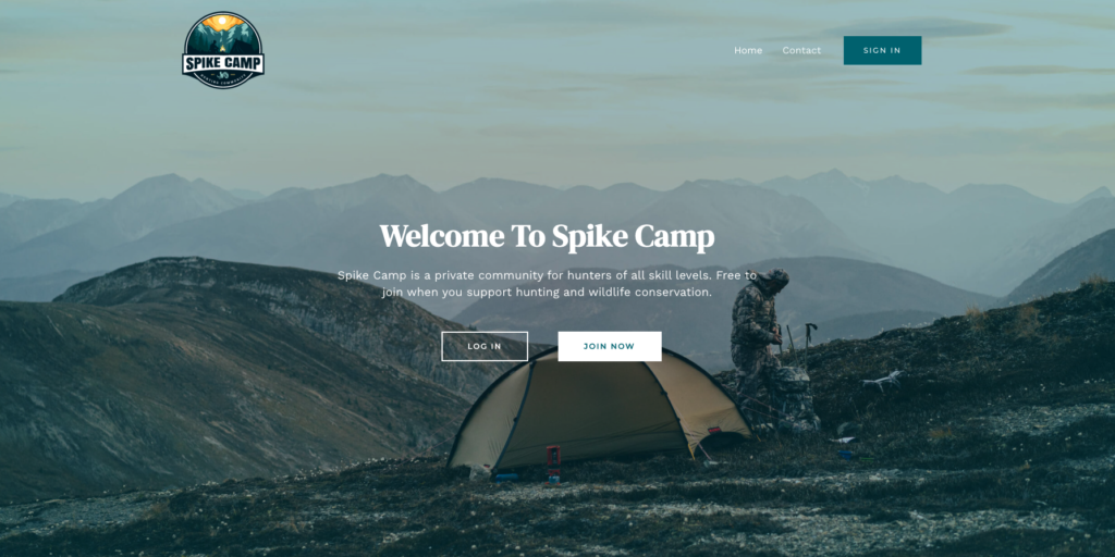 Welcome to Spike Camp - Hunting Community